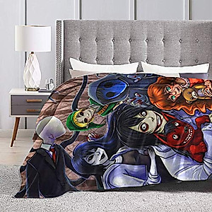 EgVgxir Cartoon Blanket Winter AUltra-Soft Cozy Flannel Blankets Micro-Fleece Sofa Throw Lightweight Microfiber Bedding Blanket 50" x40