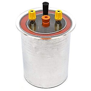 EISCO Premium 250mL Double Wall Electric Calorimeter with Transparent Lid, Stirrer, and 5 Watt Heating Coil - Eisco Labs