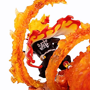 KELAKE GK Demon Slayer Rengoku Kyoujurou Figure Statue Figurine Model Doll Collection Cute Birthday Gifts PVC