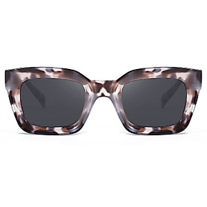 FEISEDY Classic Women Sunglasses Fashion Thick Square Frame UV400 B2471