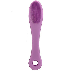 Dog Toothbrush, Cat Toothbrush, Ergonomic Design Finger Tooth Brush, Dog Teeth Cleaning Kit Soft Bristles, Puppies/ Cats/ Small Pets Dental Care, for Use with Dog/ Cat Toothpaste, 5 Count- Silicon