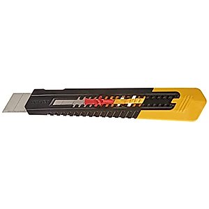 Stanley 1-10-151 Snap Off Knife "SM", Black/Yellow