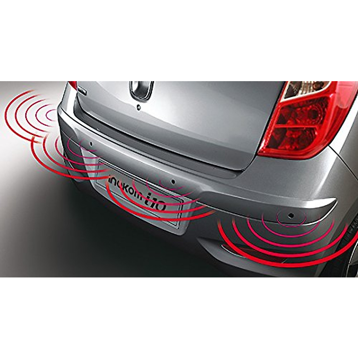 4 Parking Car Parking Sensor Kit LED Display View Reverse Backup Radar System Backup Sensor Reversing Sensors Universal Auto Radar Detector Sensors Radar Buzzer Beep-Beep Alarm Indicator