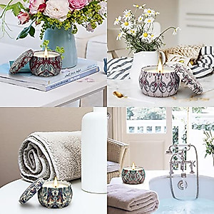 4 Pack Scented Candles Gifts for Women,120H Burning Aromatherapy Stress Relief Candles Birthday Gifts for Women,Ideal Candles Gifts Set Mother's Days Gifts for Her