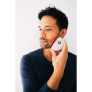 Cosmo LunaStone Gua Sha - Electric Face Massager & Body Scraper Tool - Premium Device for Facial Lifting, Skin Tightening, Jawline Sculpting, Puffiness & Myofascial Release, Acupressure (Sandstone)…