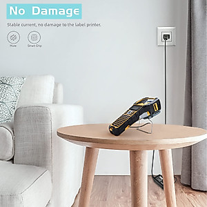 SLLEA AC/DC Adapter for BMP21 BMP21-PLUS Portable Label Printer M-AC-110937 Power Supply Cable Cord Charger PSU