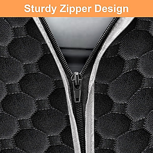 Mancro SUV Cargo Liner for Dogs, Water-Resistant Dog Seat Cover for SUV with Bumper Flap Protector, Sturdy Non-Slip Polyester Pet Trunk Cargo Cover for Vehicles, Vans, Universal Fit (84” L x 54” W)