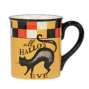 Certified International Spooky Halloween 18 oz. Mug, Set of 4, Multicolor