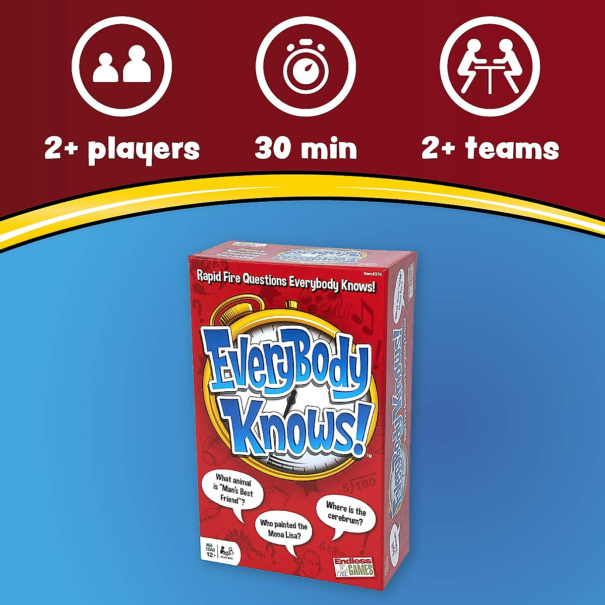 Endless Games Everybody Knows! - Trivia Card Game - 2018 Edition