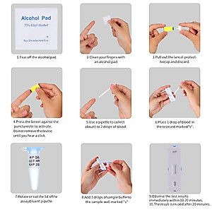 Kueysing Helicobacter Pylori Test Kits, H. Pylori，h. Pylori 10-15 Minutes of Quick Home Testing, The Result is Highly Accurate, Easy to Read and use…