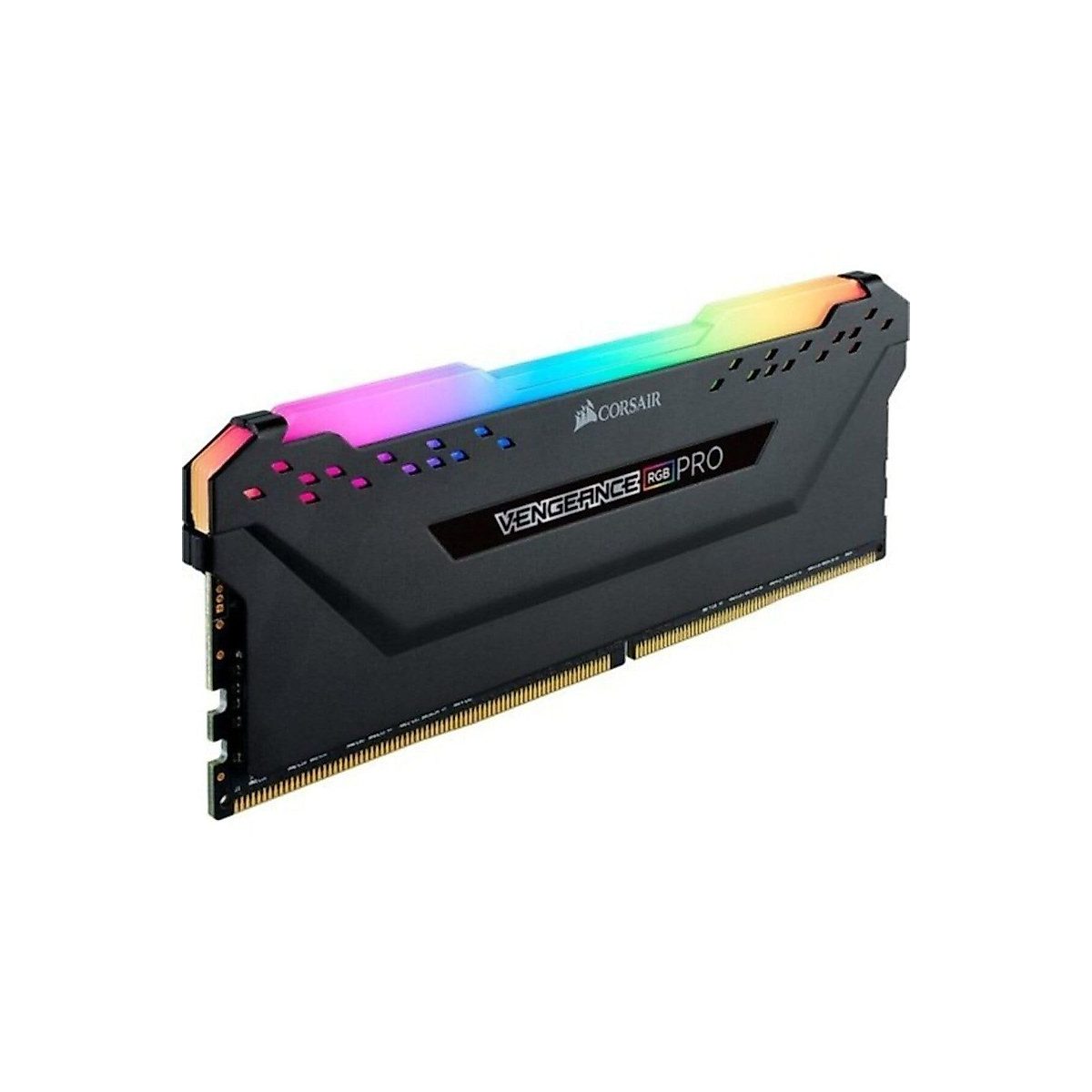 Corsair Vengeance RGB Pro 16GB (1x16GB) DDR4 3600 (PC4-28800) C18 Optimized for AMD Ryzen – Black (CMW16GX4M1Z3600C18)