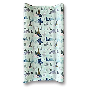 Mountain Baby Changing Table Pad Cover for Boys and Girls, Diaper Changing Pad Cover Sheets for Newborn Infant, Washable, Soft Breathable