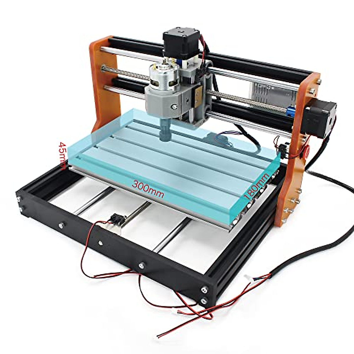 CNCTOPBAOS Upgrade 3018 Pro CNC Router Machine Kit,with Limit Switches & Emergency Stop,3018-PRO DIY Mini GRBL Control 3 Axis Milling Machine,Wood Acrylic PVC PCB Engraving Machine