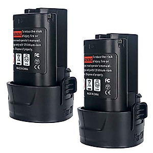 Biswaye 2Pack 3.0Ah 10.8V BL1014 Battery Replacement for Makita 10.8V-12V Max Lithium ion Battery BL1013 194550-6 194551-4 195332-9 CL100DW DF330D FD01ZW