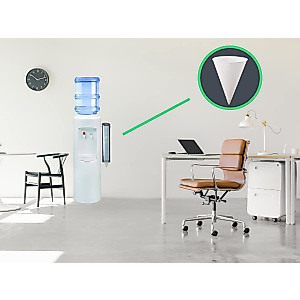 Smygoods Disposable White Paper Cone Cups (Pack of 200-4.5 oz) Eco-Friendly, Leak-Proof, Ideal for Events, Water Coolers, Quick Hydration & Efficient Cleanup