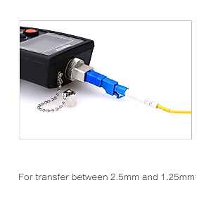 KELUSHI FTTH Optical Equipment Tool LC Female to SC Male Hybrid Flange Singlemode 9/125 SM Optical Fiber Adapter Connector for Digital Communication