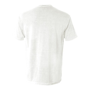 Comfort Colors Men's Adult Short Sleeve Pocket Tee, Style 6030(White)