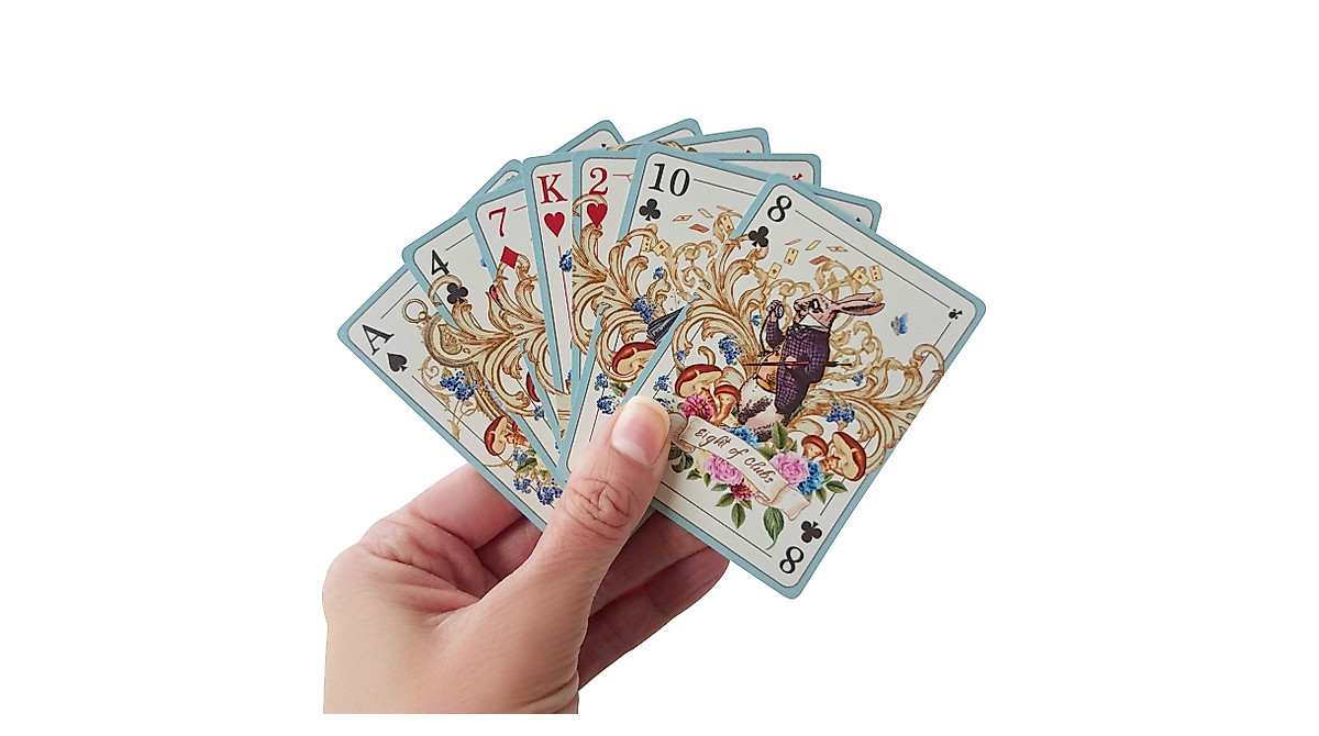 Alice in Wonderland Playing Cards - Magical Party & Decor Set