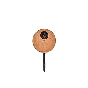 BHAVATU Robe and Towel Hooks Set of 4 Decorative Wall Hook Boho Key Holder Wall Hooks Coat Hooks Towel Hooks for Bathrooms (2.5" x 2" x 4.5") (Set of 4)