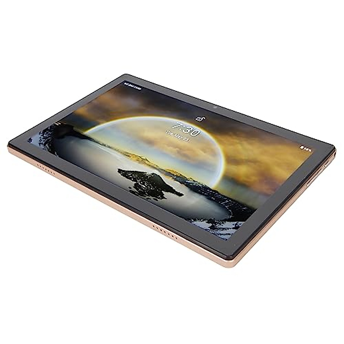HEEPDD Office Tablet, 6GB RAM 256GB ROM US Plug 100‑240V Gaming Tablet 10.1 Inch FHD (Gold)