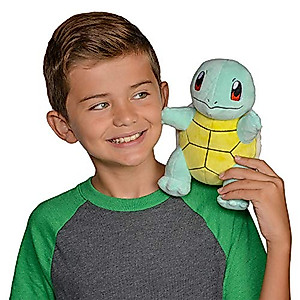 Pokémon 8" Squirtle and 12" Blastoise Plush Stuffed Animal - Set of 2 - Age 2+