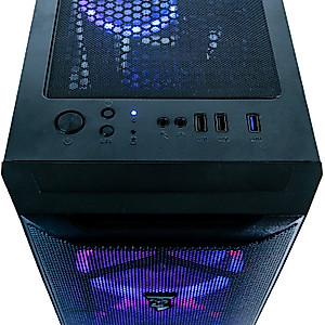 ViprTech Pro Gaming PC Desktop Computer - Intel Core i5 (3.8GHz), GTX 1050 2GB, 8GB RAM, 1TB, WiFi, RGB Lighting, Windows 10 Pro, Streaming, Editing, Warranty