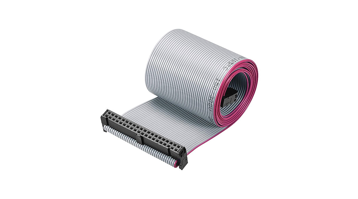 uxcell 40 Pin Flat Ribbon Cable - 1m IDC Connector