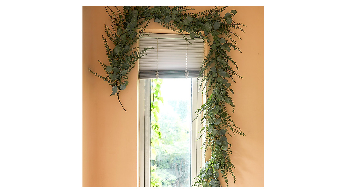 Clycaloor 9 FT Eucalyptus Greenery Garlands for Table, Artificial Long ...
