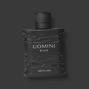 O Boticario UOMINI BLACK Cologne for Men, Long Lasting Premium Cologne for Men, 100ml