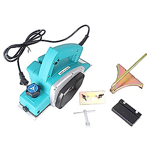 Mallofusa Electric Wood Planer Plane Power HandHeld Woodworking Tool, 3-1/4 Inch