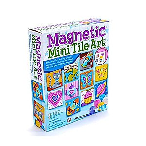 4M Magnetic Mini Tile Art, Art & Crafts DIY Kit, For Boys & Girls Ages 8+