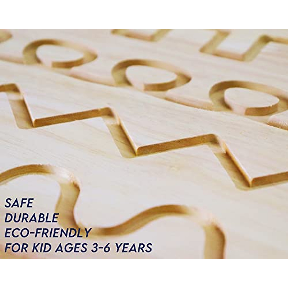 Reversible Prewriting/Shapes Tracing Board - Learning for Toddlers - Wooden Shapes - Shapes Tracing for Toddlers - Montessori Letters - Montessori Toys for 3 Year Old 4 5 6 - Preschool Classroom Toys