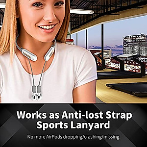 UIXOO Airpods Pro Charging Case with Anti-Lost Strap, Wearable Power Supply for AirPods Pro and 1st/2nd/3rd Generation, Airpods Accessories 2022 Patented Design