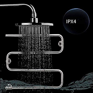 AFLHYJK Steel Electric Towel Rack - Stainless Steel Free Standing Electric Heated Towel Warmer Laundry Drying Rack