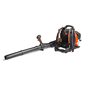 Husqvarna 150BT Backpack Leaf Blower Gas Powered, 51-cc 2.16-HP 2-Cycle Backpack Blower, 765-CFM, 270-MPH, 22-N Powerful Clearing Performance and Ergonomic Harness System,Orange