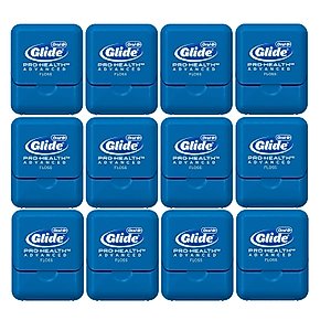 Glide Oral-B Pro-Health Advanced Floss, Small Size 4 Meters (4.3 Yards) - Pack of 12