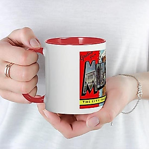 CafePress Milwaukee Wisconsin Greetings Mug Ceramic Coffee Mug, Tea Cup 11 oz