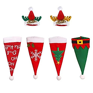 4PCS Mother's Day Silverware Holders, Cutlery Fork Spoon Knife Storage Bags, Premium Tableware Holder for Mother’s Party Dinner Table Decoration, SONGTIY