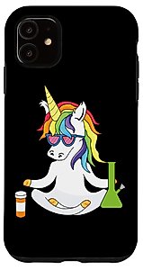 iPhone 11 Weed Unicorn Kush 420 THC CBD Blunt Joint Bong Vape Smoke Case