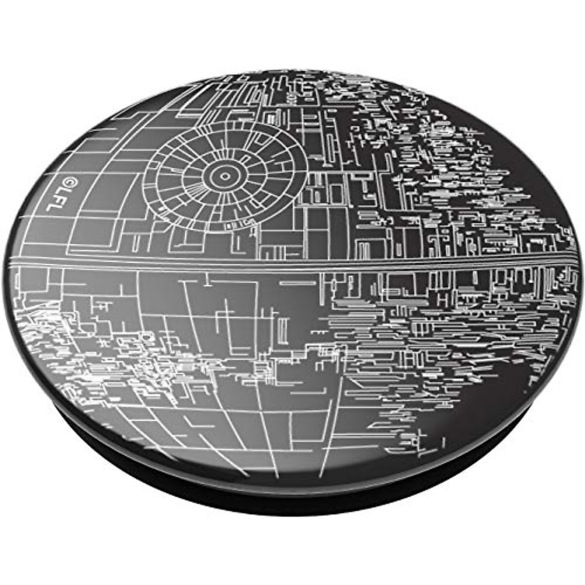 ​​​​PopSockets Phone Grip with Expanding Kickstand, PopSockets for Phone - Star Wars - Death Star Alum