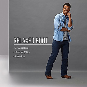 Wrangler boys Retro Relaxed Fit Boot Cut Jeans, Falls City, 16 US