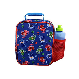 Disney PJ Masks Boy's Girl's Soft Insulated School Lunch Box (One Size, Blue/Red)