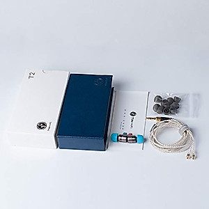 Kinboofi TIN Audio T2 in Ear Headphone Double Dynamic Driver 2DD Neutral Sounding IEM in Ear Monitor, Balance Sound HiFi Earphone Metal Shell Headset with 2 PIN Connection……