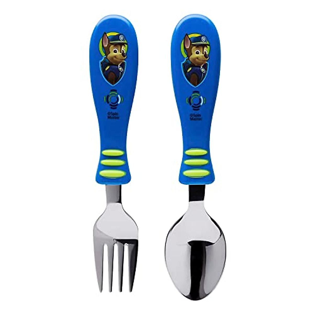 Zak Designs Paw Patrol Dinnerware Set Includes Melamine 3-Section Divided Plate and Utensil Made of Durable Material and Perfect for Kids, 3 Piece Set, Paw Patrol Boys 3pc