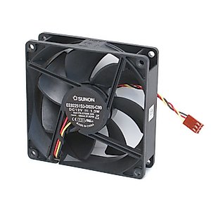 Sunon EE92251S3-D020-C99 12V 3-Pin 92mm x 92mm x 25mm Rear Case Computer Cooling Fan