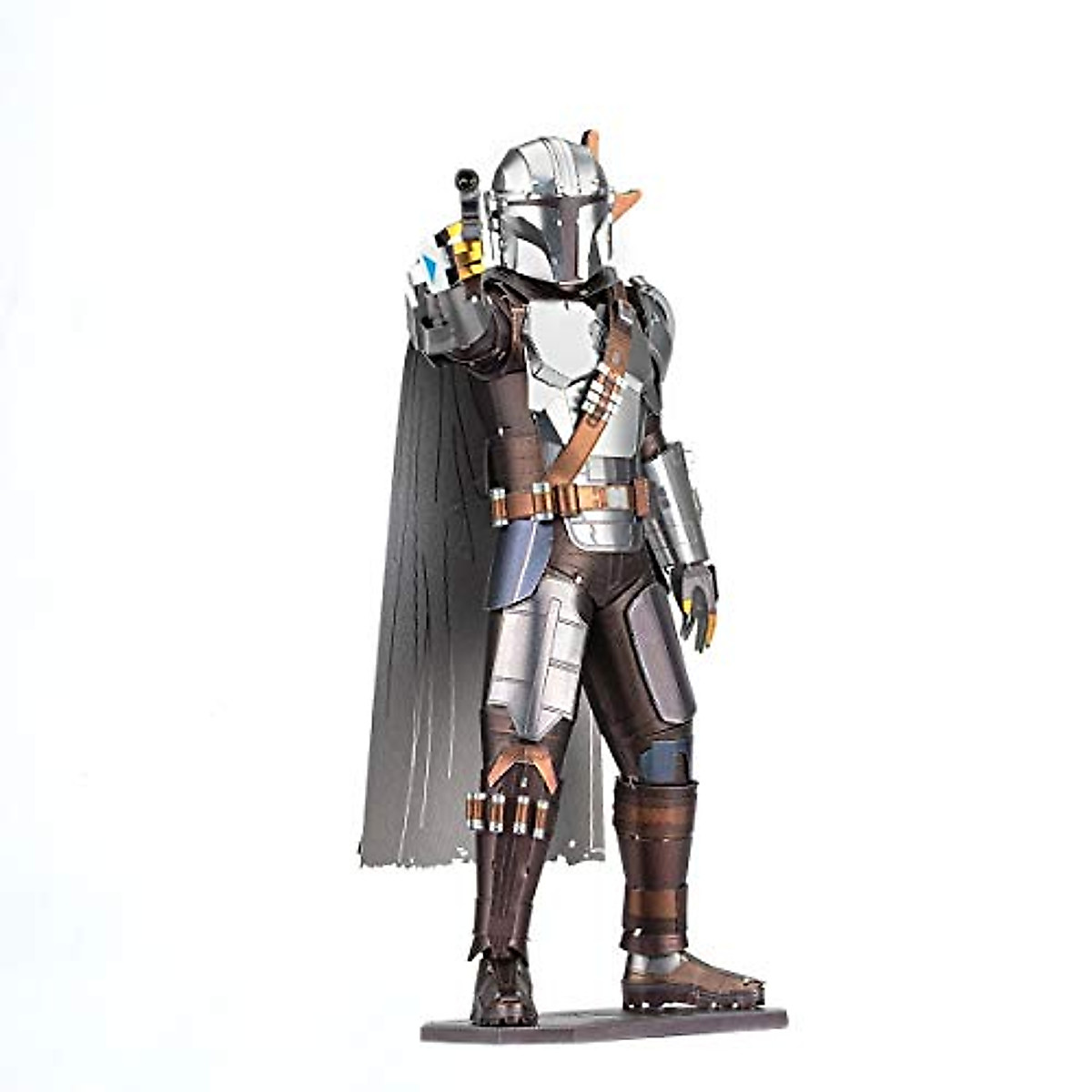 Metal Earth Fascinations Premium Series 3D Metal Model Kits Star Wars Mandalorian Set of 4 - The Mandalorian - The Child - IG-11 - Razor Crest