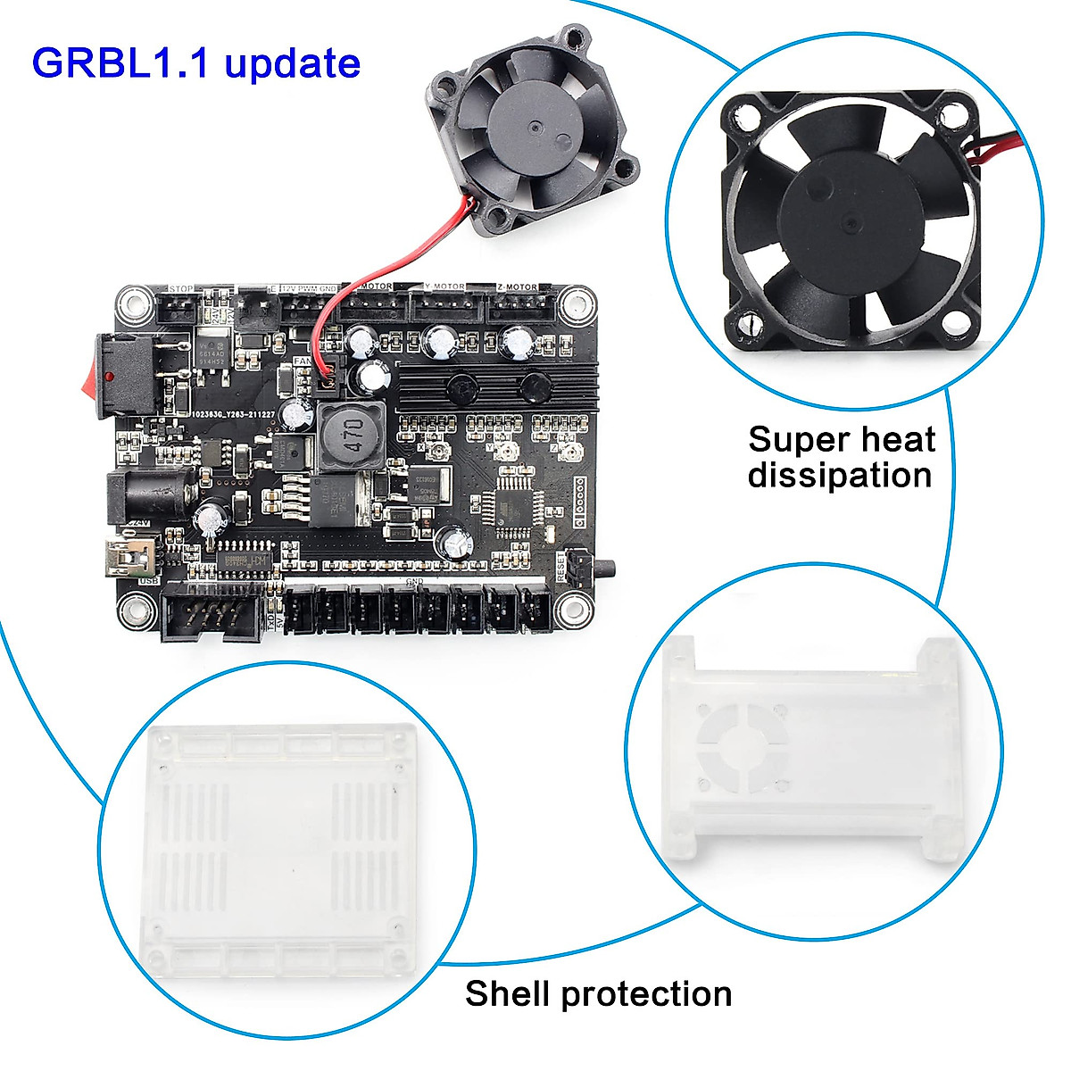 CNCTOPBAOS 1610 PRO CNC Milling Machine,with GRBL Offline Controller,3 Axis Desktop DIY Mini CNC Router Kit Engrave Carving PVC,PCB,Acrylic,Wood Cutting Engraving Machine CNC1610 Pro