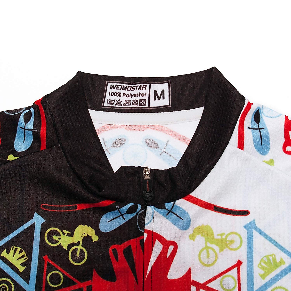 JPOJPO Men Cycling Jersey Skull Bike Short Sleeve Clothing Shirt Tops Quick-Dry S-3XL