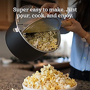 Franklin's Original Whirley Pop Stovetop Popcorn Machine Popper. Delicious & Healthy Movie Theater Popcorn Maker. FREE Organic Popcorn Kit. Makes Popcorn Just Like the Movies.