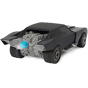 DC Comics, The Batman Turbo Boost Batmobile, Remote Control Car with Official Batman Movie Styling Kids Toys for Boys and Girls Ages 4 and Up